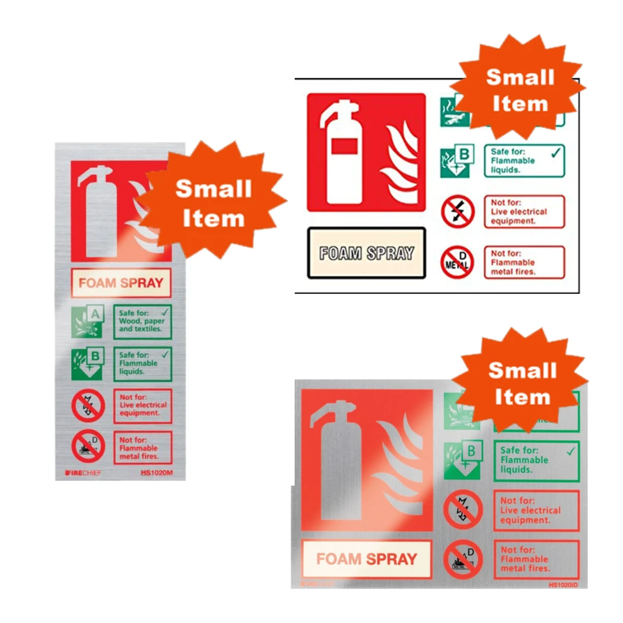 AFFF Foam Fire Extinguisher ID Sign | Extinguisher Signage