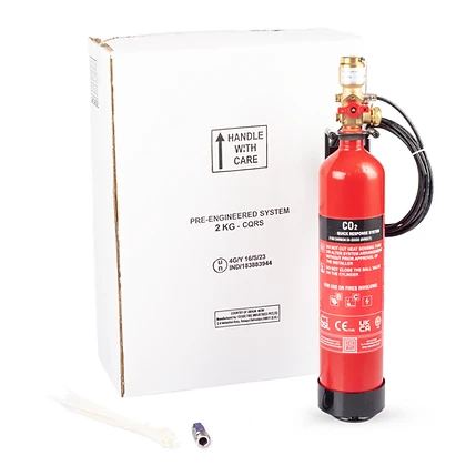 CO2 Tube Based Direct Suppression System | Fast UK Shipping