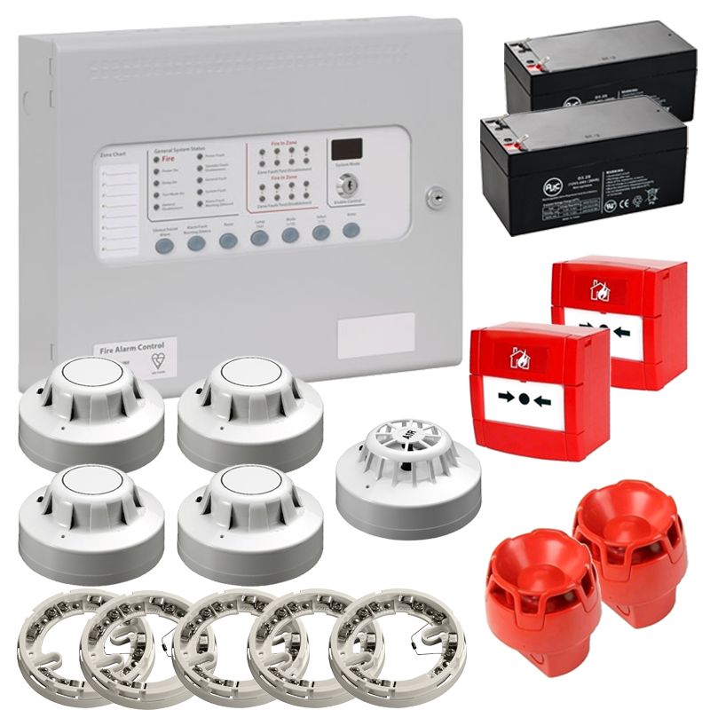 Kentec 2 Zone Fire Alarm Conventional Kit - Apollo | Fire Detection ...